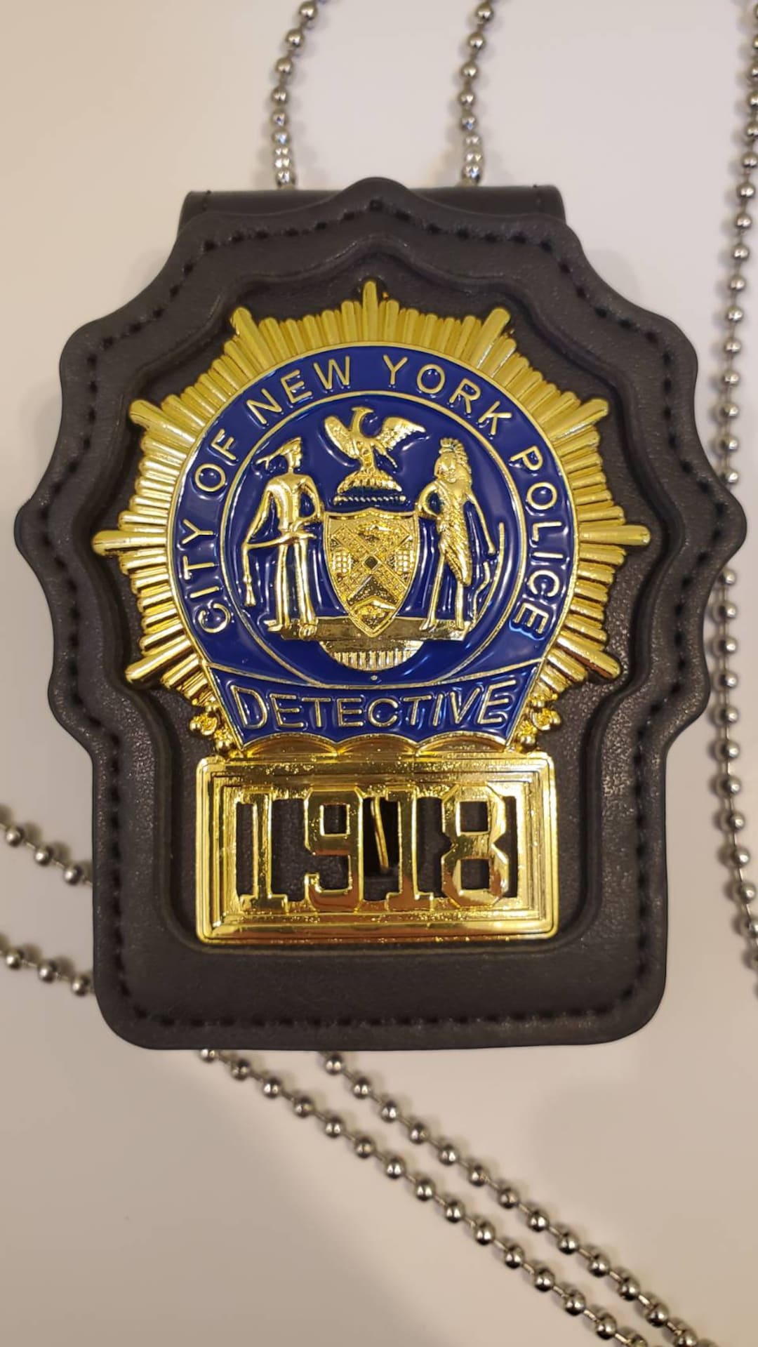 New York NYPD Police Detectives Badge 1918 Movie - Etsy