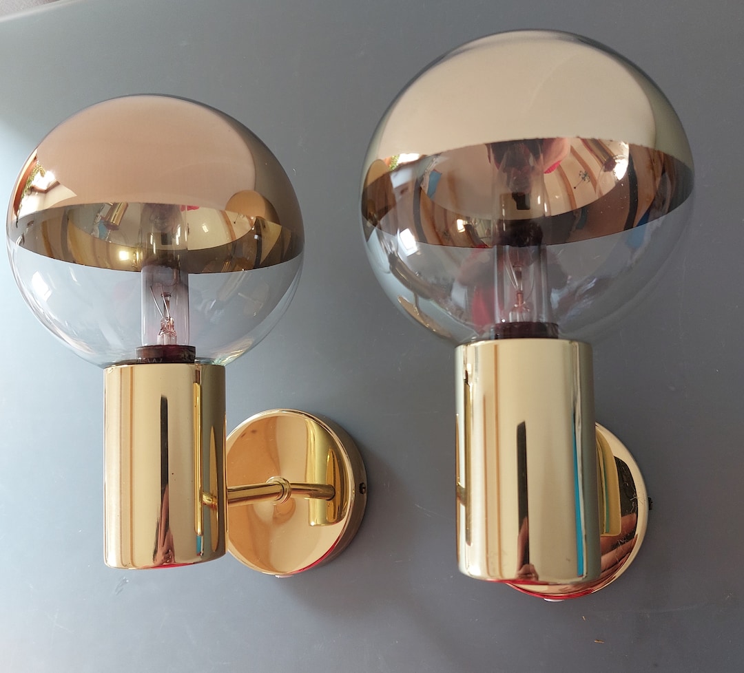 Pair of Brass Motoko Ishii Wall Lamps (staff Leuchten), 1970s - Etsy