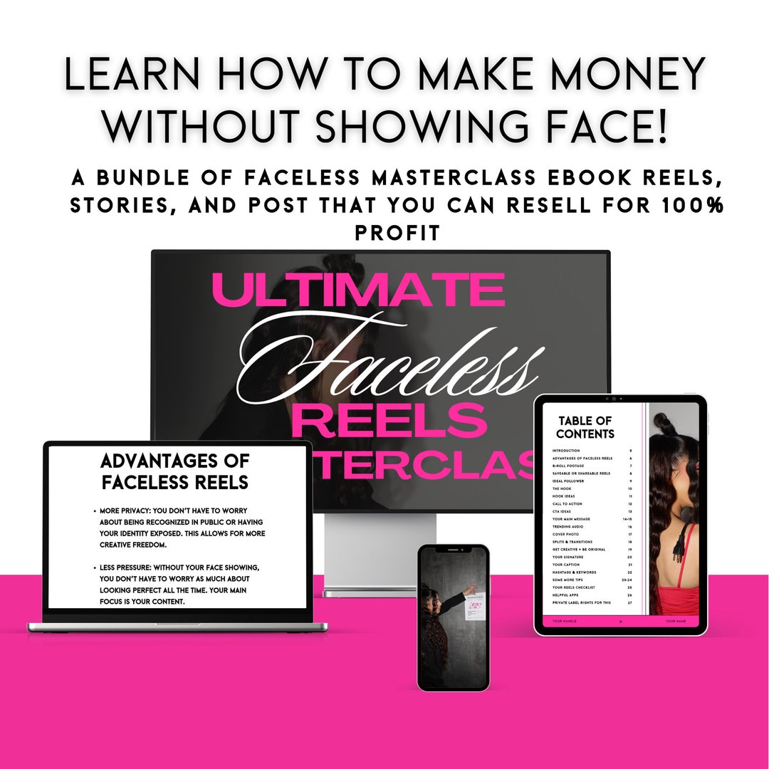 Aesthetic Faceless Content Bundle - Full Ultimate Faceless Reel ...