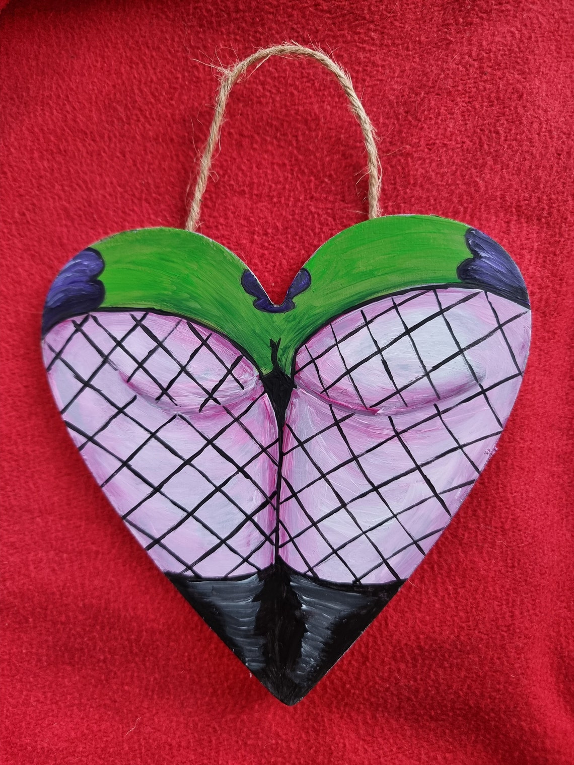 Patrick Star Spongebob Squarepants Valentines Booty Wooden Plaque - Etsy