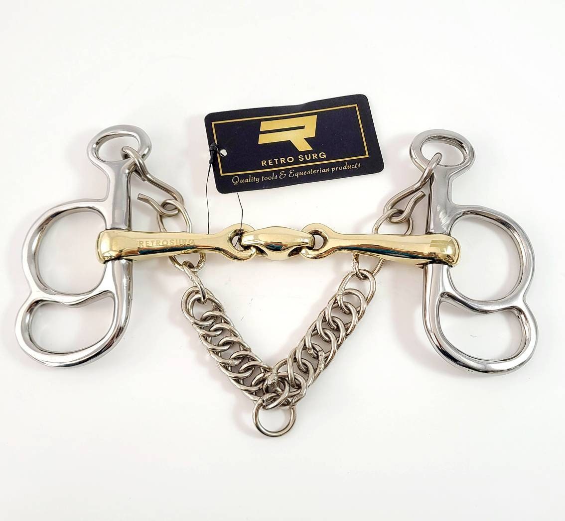 Butterfly Pelham Lozenge Horse Bit - Butterfly Pelham Horse Bit With ...