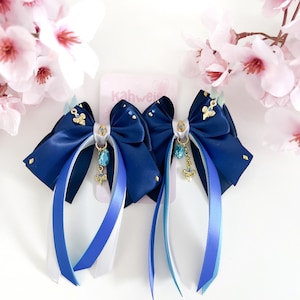 NEUVILLETTE | Genshin | Clip Ins | Hair Bows - Etsy