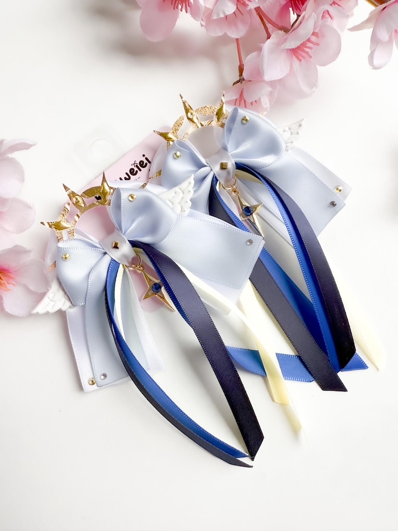 Sunday | Honkai Star Rail | Clip Ins | Hair Bows - Etsy