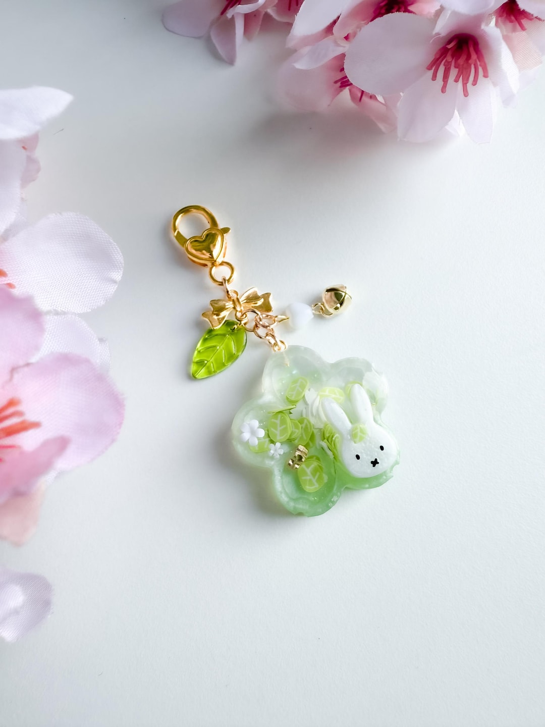 Matcha M Resin Shaker Keyring | Handmade | Shaker Filled - Etsy