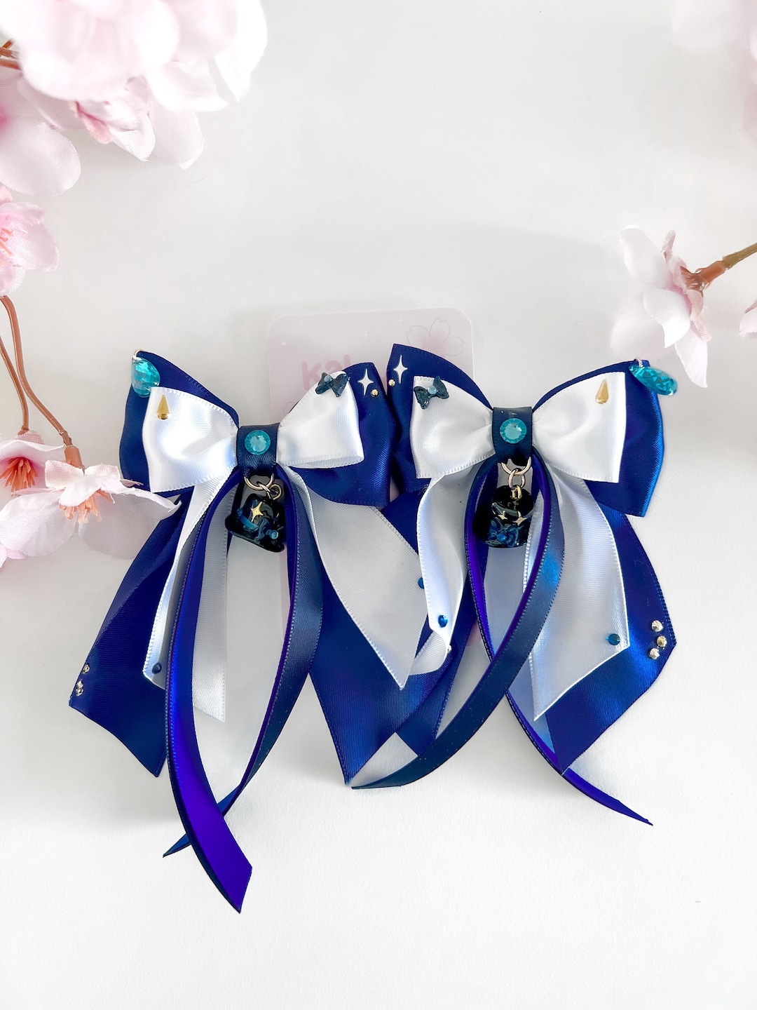 FURINA | Genshin | Clip Ins | Hair Bows - Etsy