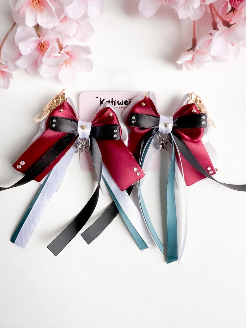 JING YUAN | Honkai Star Rail | Clip Ins | Hair Bows - Etsy