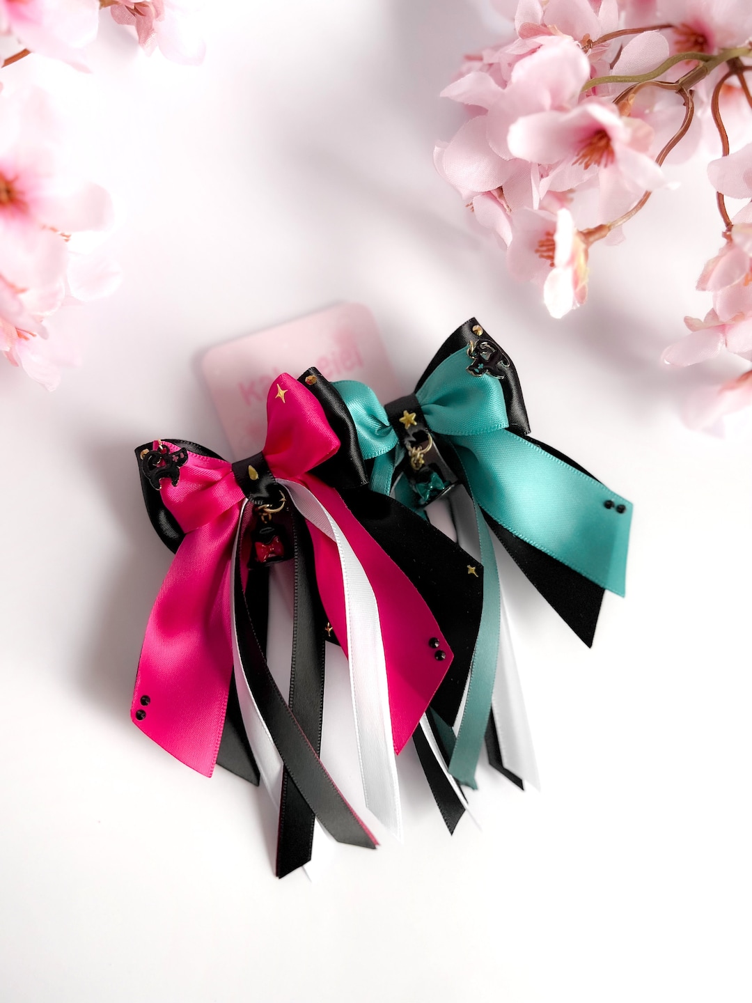 LYNEY & LYNETTE | Genshin | Clip Ins | Hair Bows - Etsy
