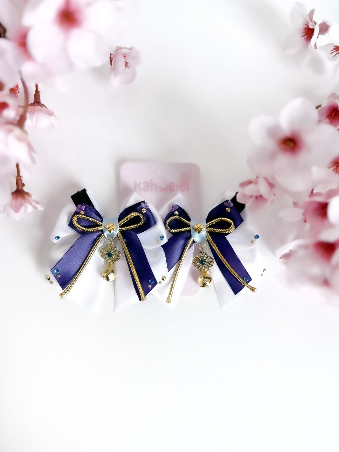 Ayato | Genshin | Clip Ins | Hair Bows - Etsy