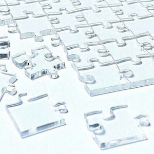 Impossible Challeging Transparent Clear Puzzle (108 Pieces) - Etsy