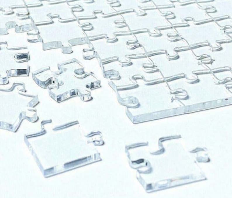 Impossible Challeging Transparent Clear Puzzle (108 Pieces) - Etsy