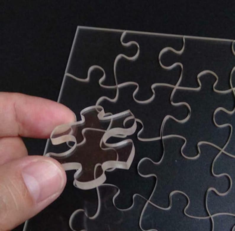 Impossible Challeging Transparent Clear Puzzle (108 Pieces) - Etsy