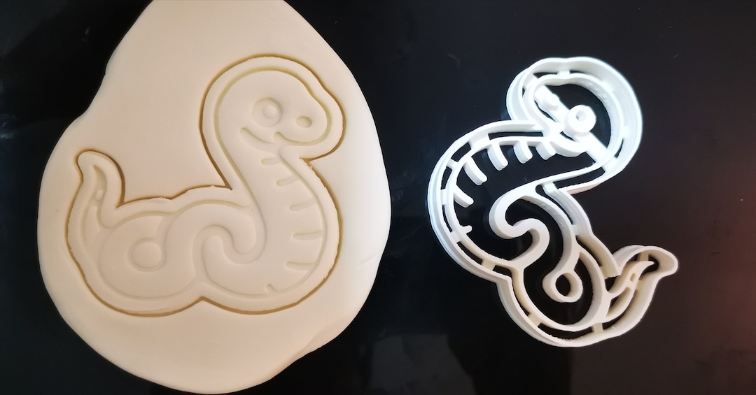 Cute Snake Cookie Cutter Celebrate With Sssmile - Etsy