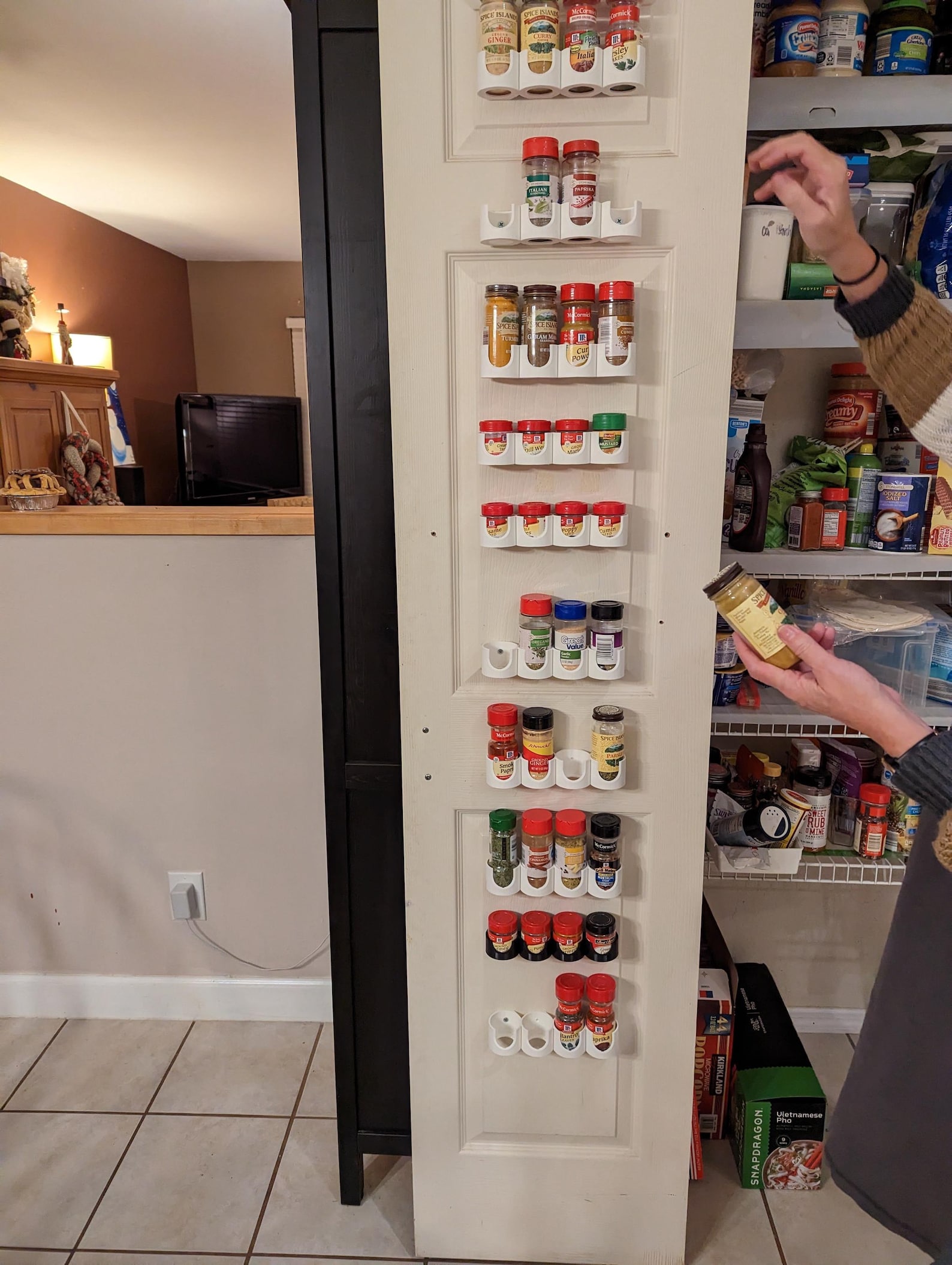 Sleek Wall Mount Spice Rack - Modern Kitchen Organization - Etsy