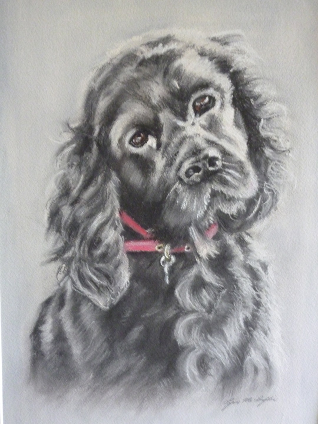 Portraits of Loved Ones - Drawings of Family Members and Pets. Pastel ...