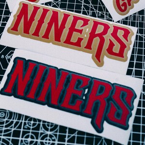 49ers Decal - San Francisco 49ers Niners Sticker - High Quality - Etsy