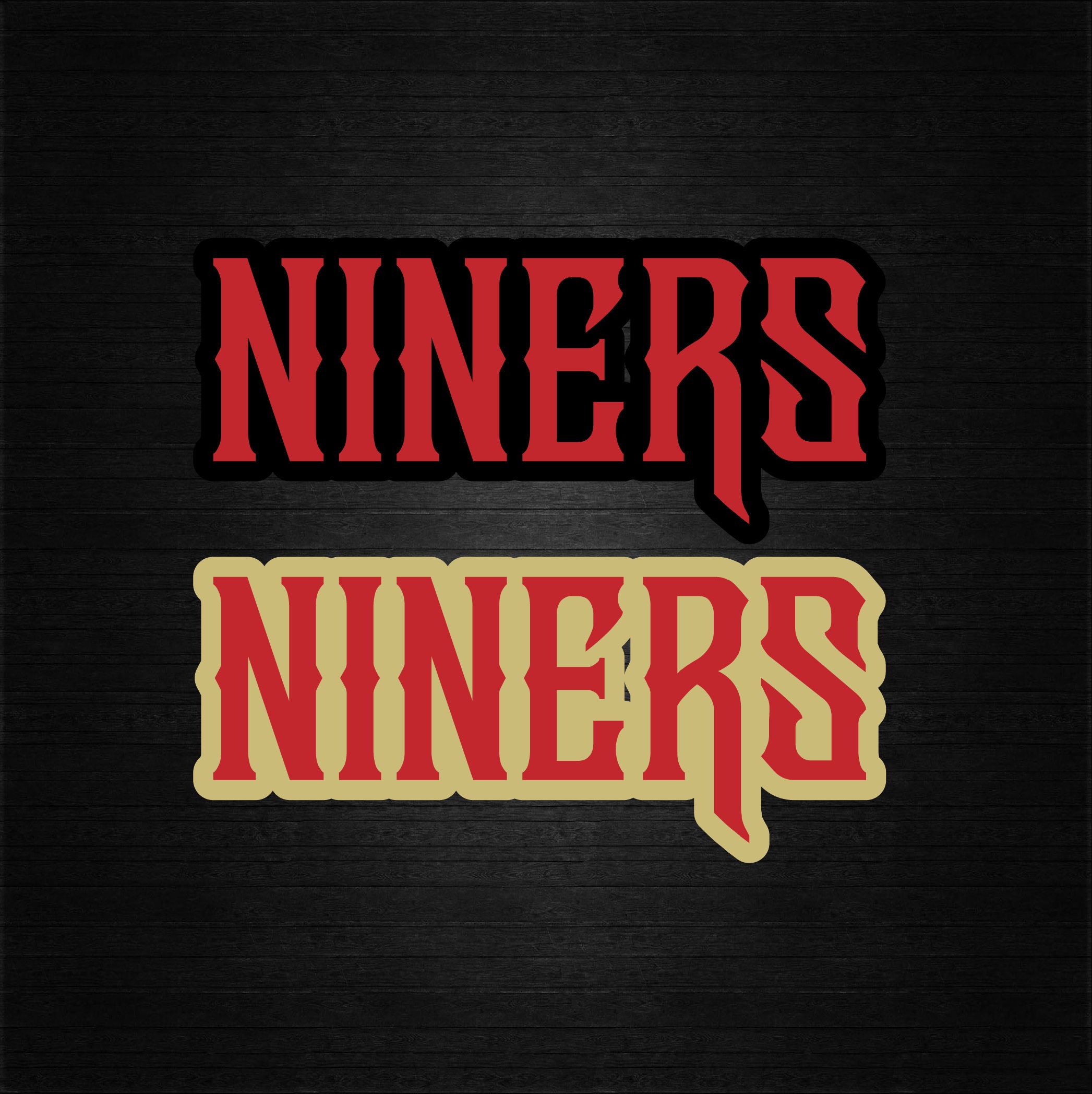 49ers Decal - San Francisco 49ers Niners Sticker - High Quality - Etsy
