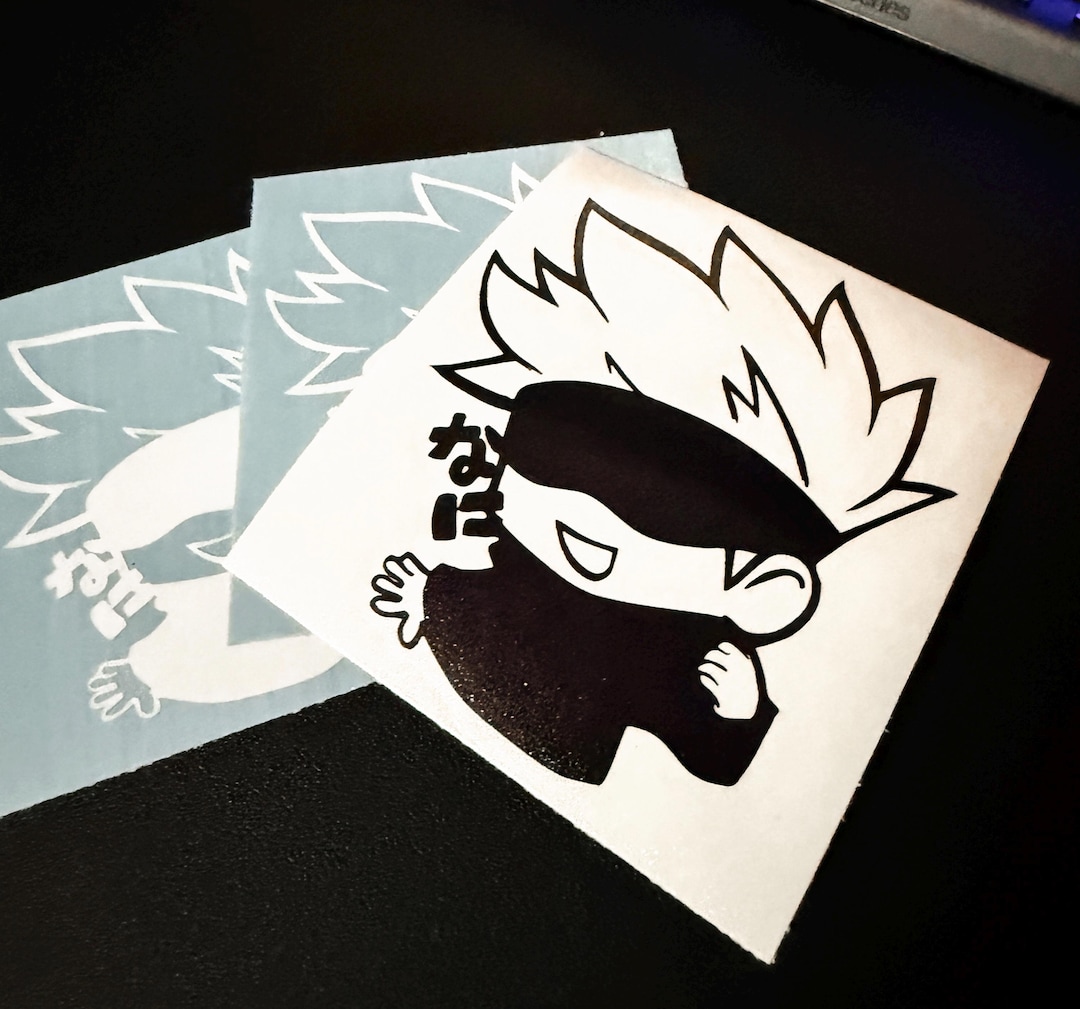Anime - Satoru Gojo - Jujitsu Kaisen - Decal - Sticker - Gojo - Etsy