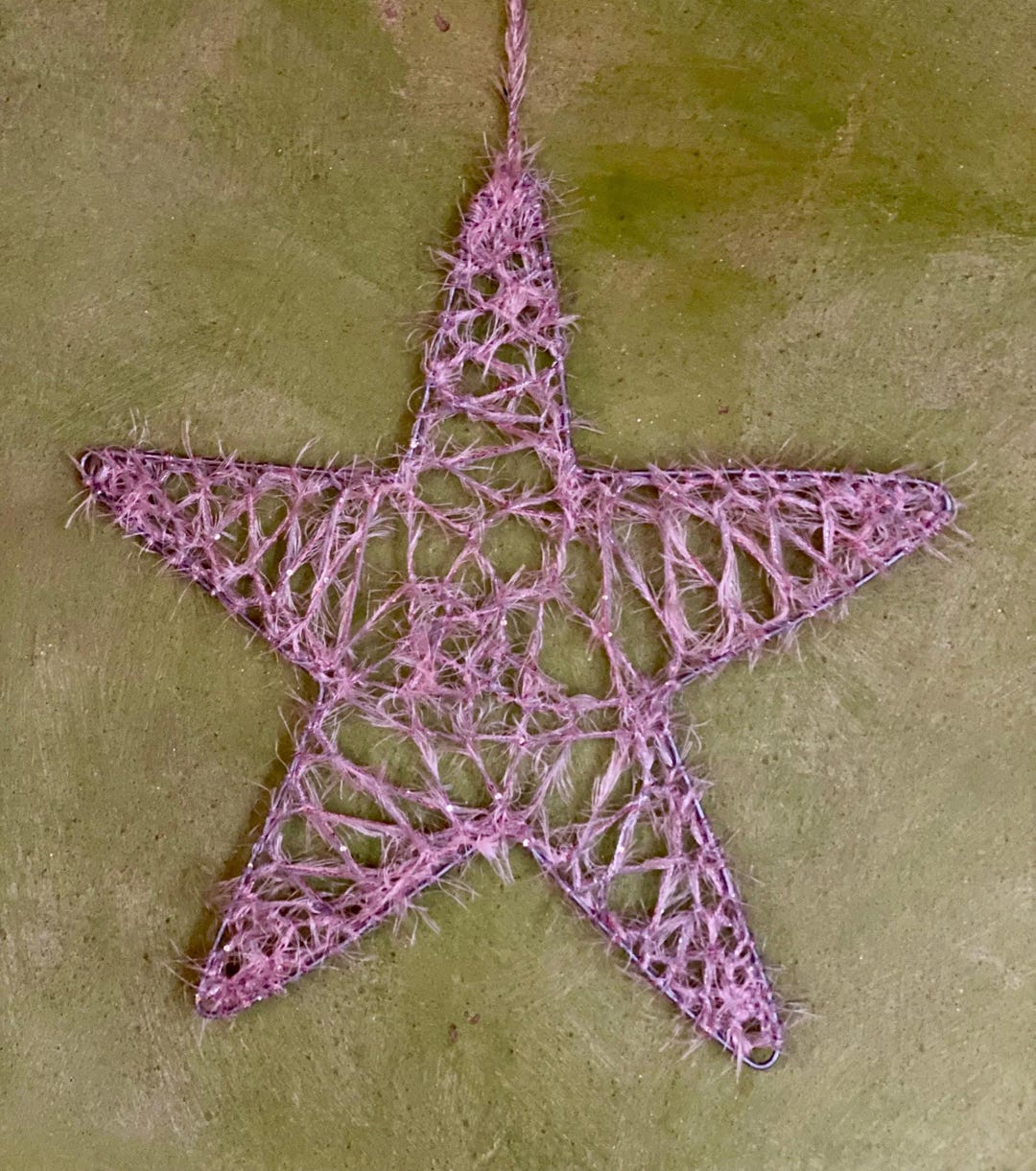 Star Made of Wire and Wool - Etsy