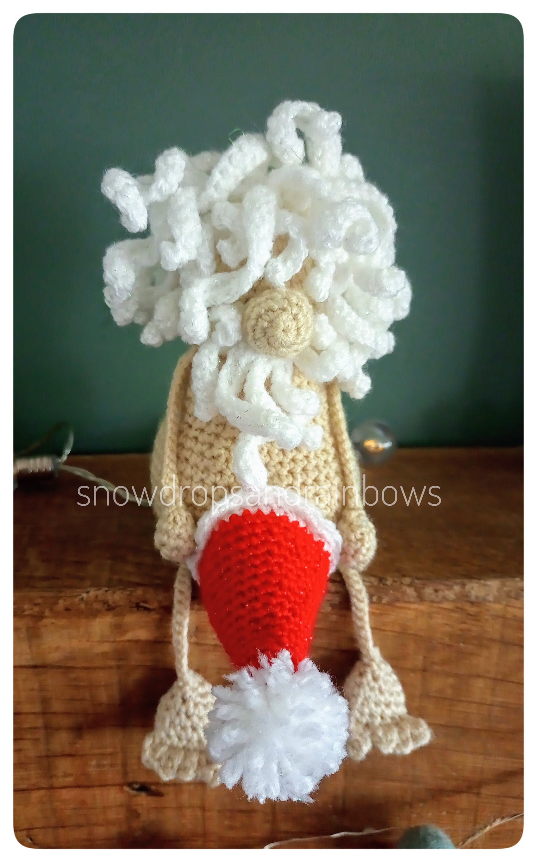Crochet Cheeky Christmas Gonks, Mr Santa Amigurumi PDF PATTERN ONLY - Etsy