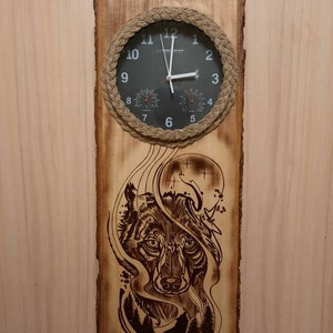 Wolf Wall Clock - Etsy