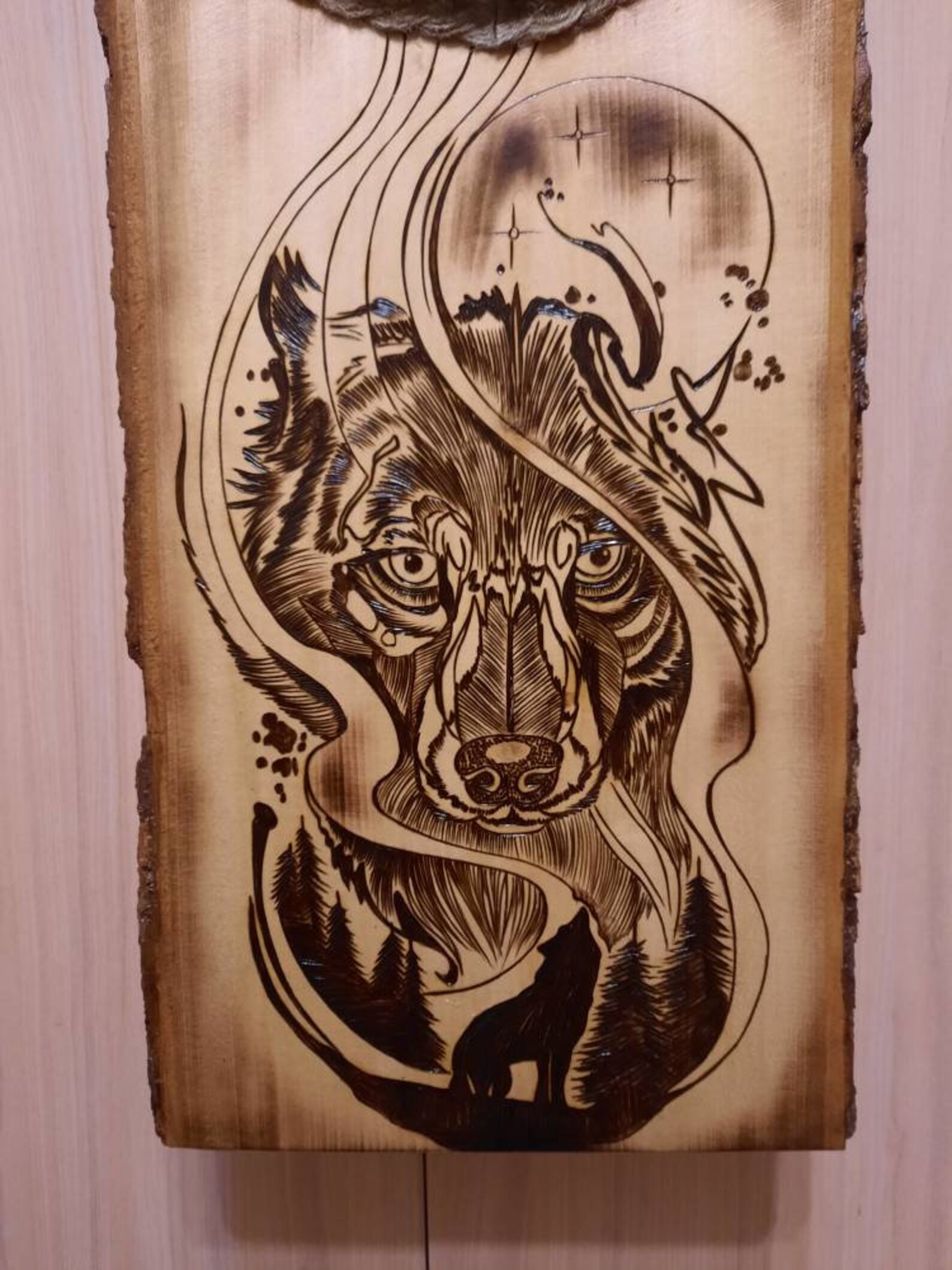 Wolf Wall Clock - Etsy