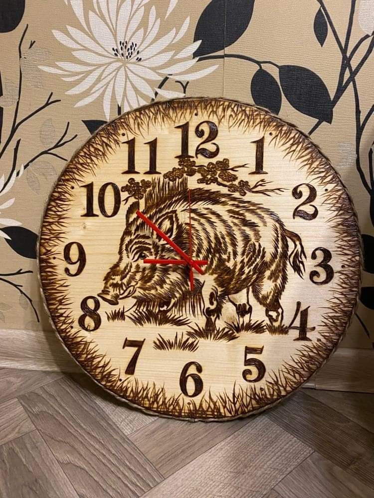 Wild Board Clock - Etsy