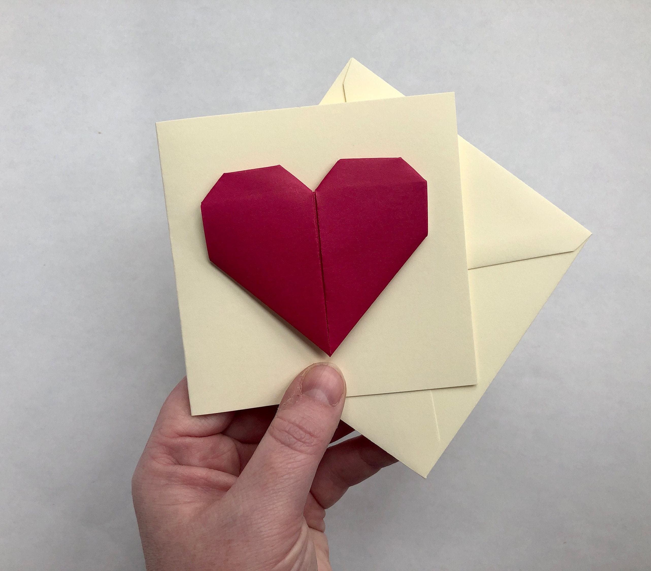 Histoire du cœur d'origami – easy origami tutorial