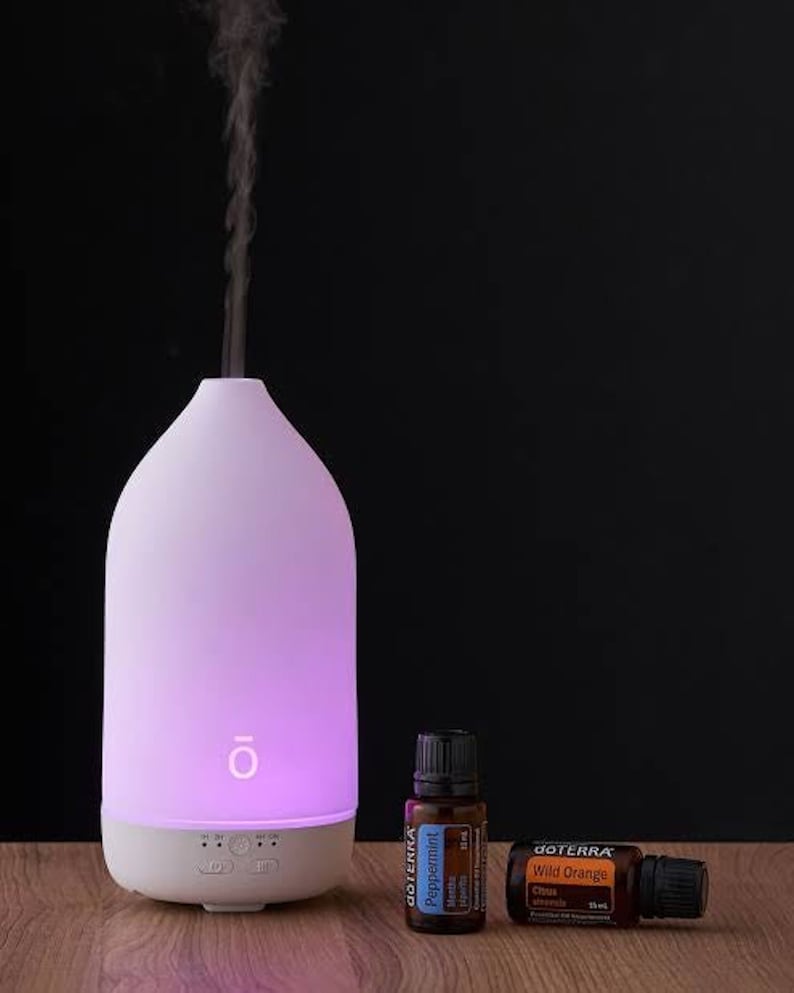 The Stylish Doterra Laluz Glass Diffuser With Peppermint and | Etsy