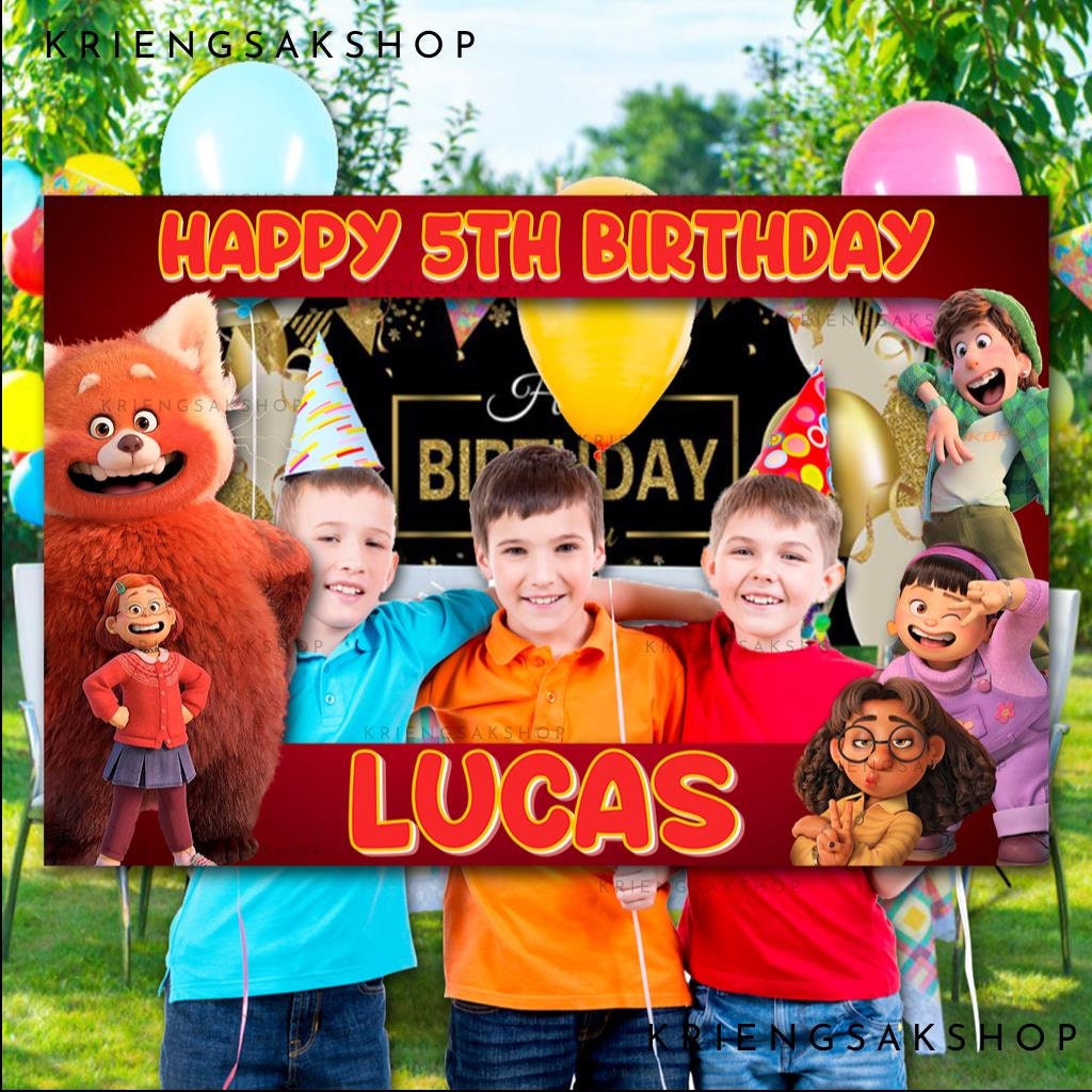 Printable Personalized Turning Red Photo Booth Frame Turning - Etsy ...