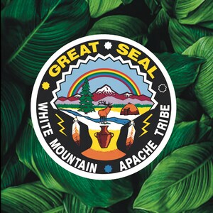 Apache Tribe Seal Sticker - White Mountain & San Carlos - 4 Inch - Etsy
