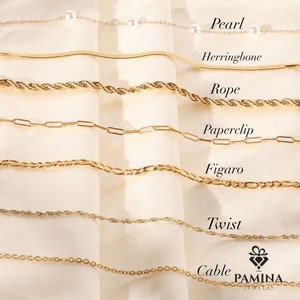 18k Gold Chain With Custom Letter, Crystal Initial Necklace, Dainty ...