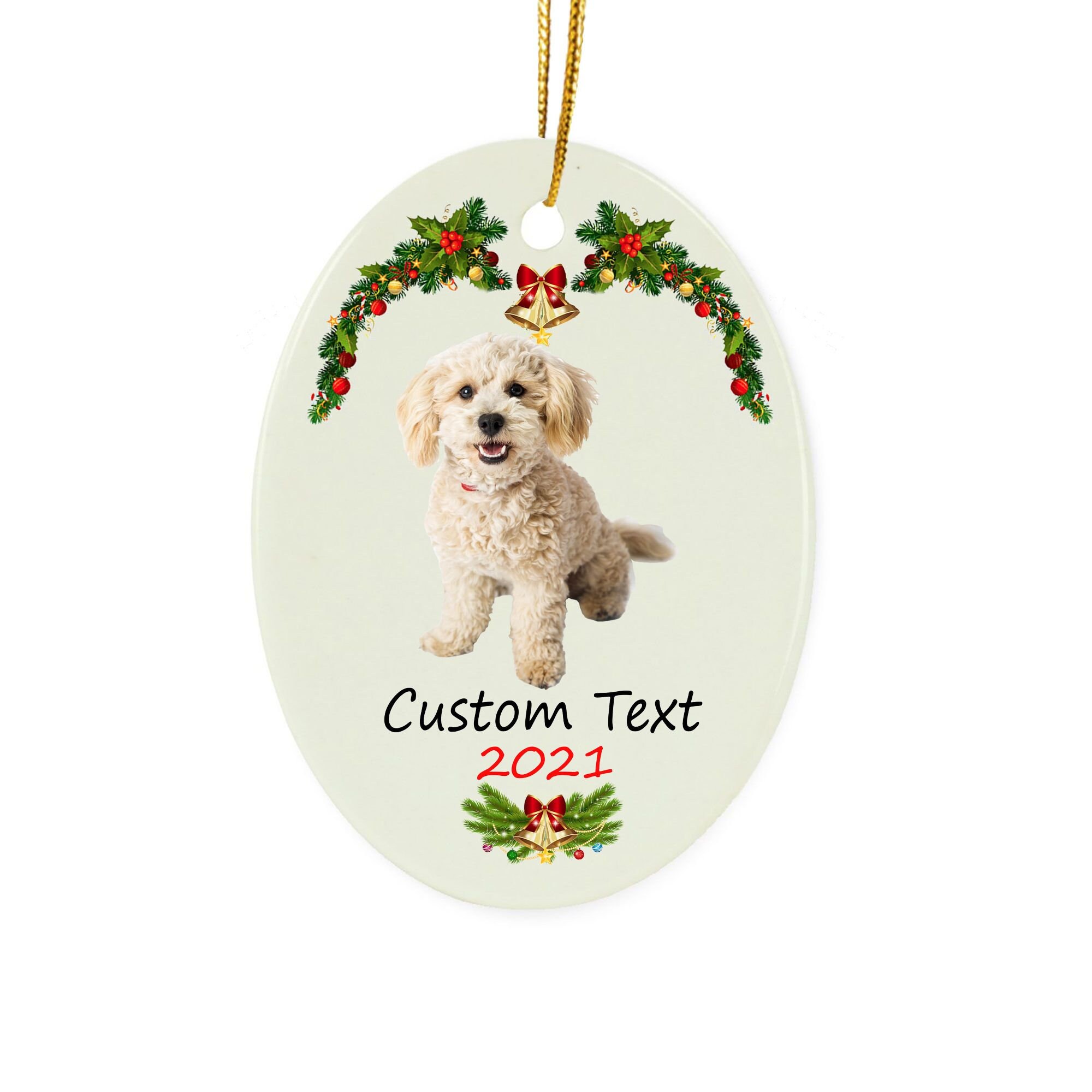 Personalized Name Cavapoo Ornaments Gifts for Christmas Tree - Etsy