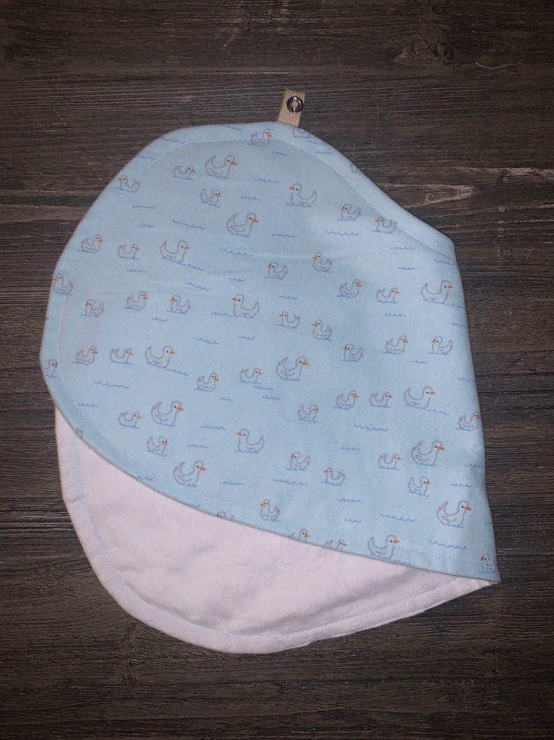 Blaue Ente Baby Burp Tuch für Baby, Puppe oder Baby-Dusche-Geschenk ...