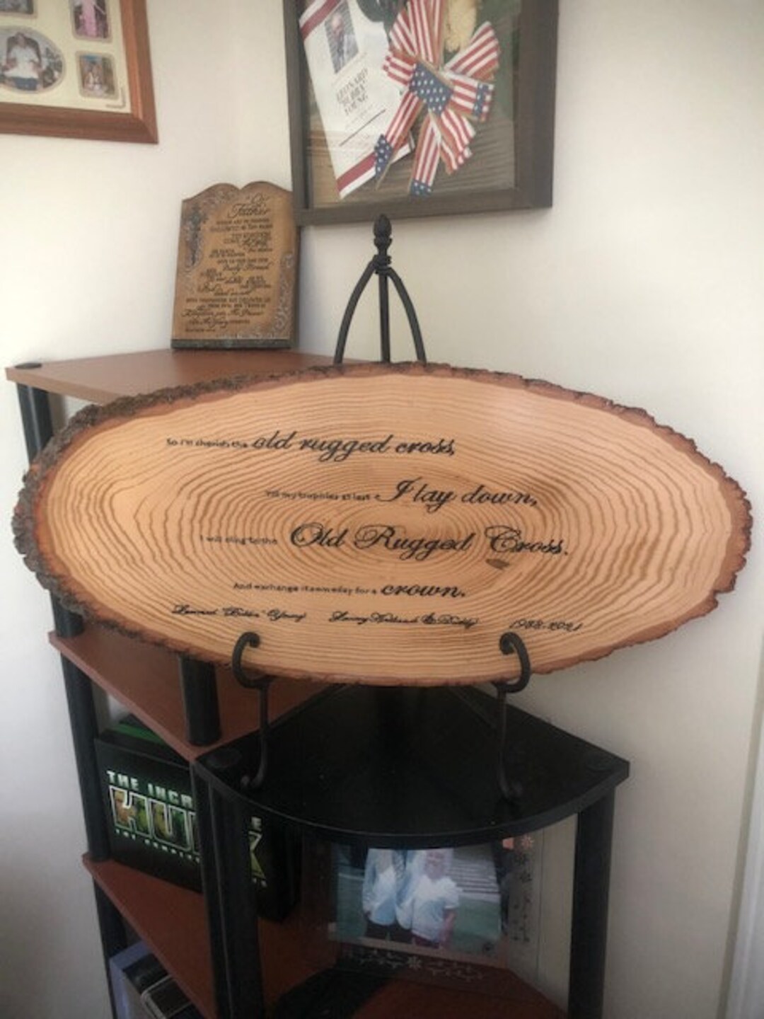 Wood Memorial Plaque - Etsy