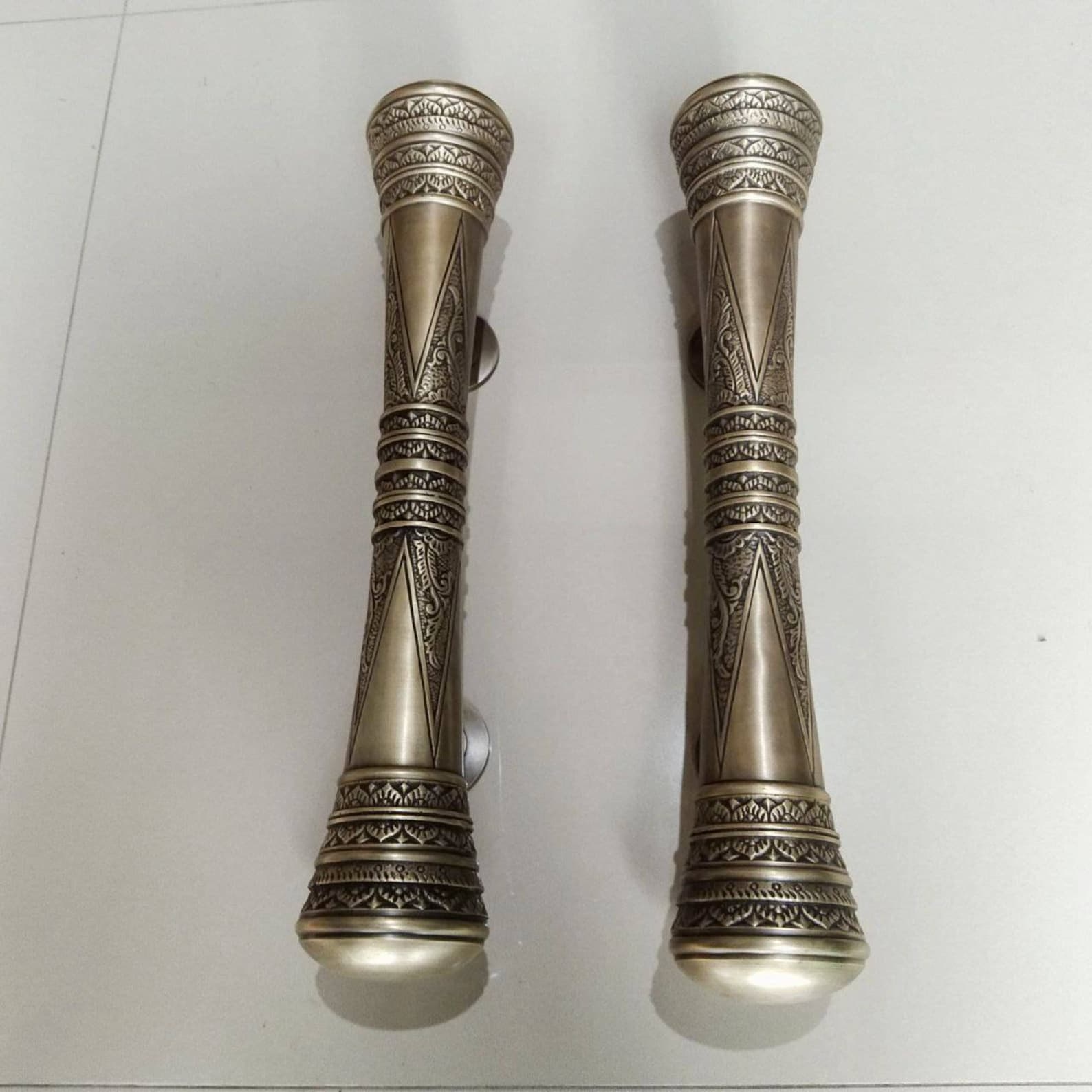 42 Cm Brass Victorian Big Pulls Handle Vintage Classic Detail - Etsy