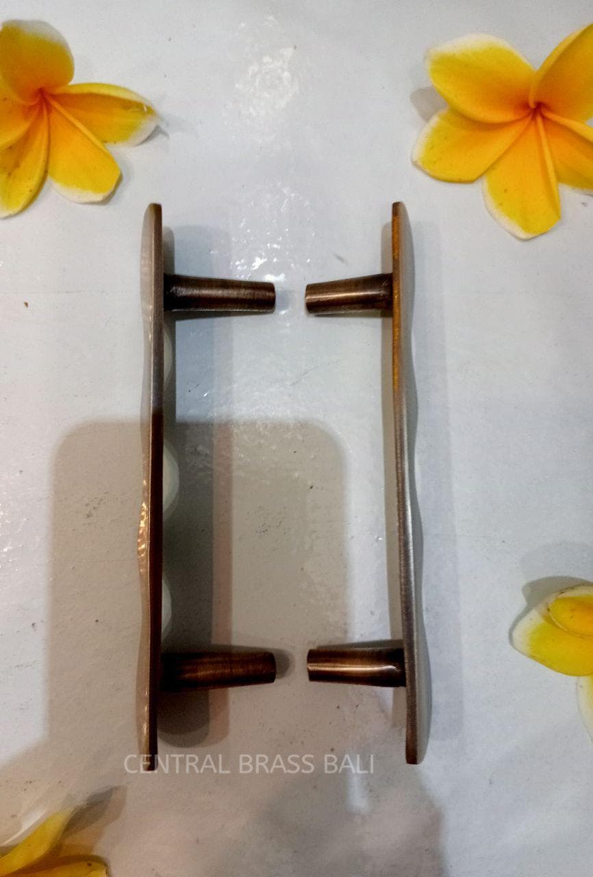 4pcs Wiggle Brass Cabinet Handles, 15 Cm Wavy Drawer Pulls(tarrif PAID ...