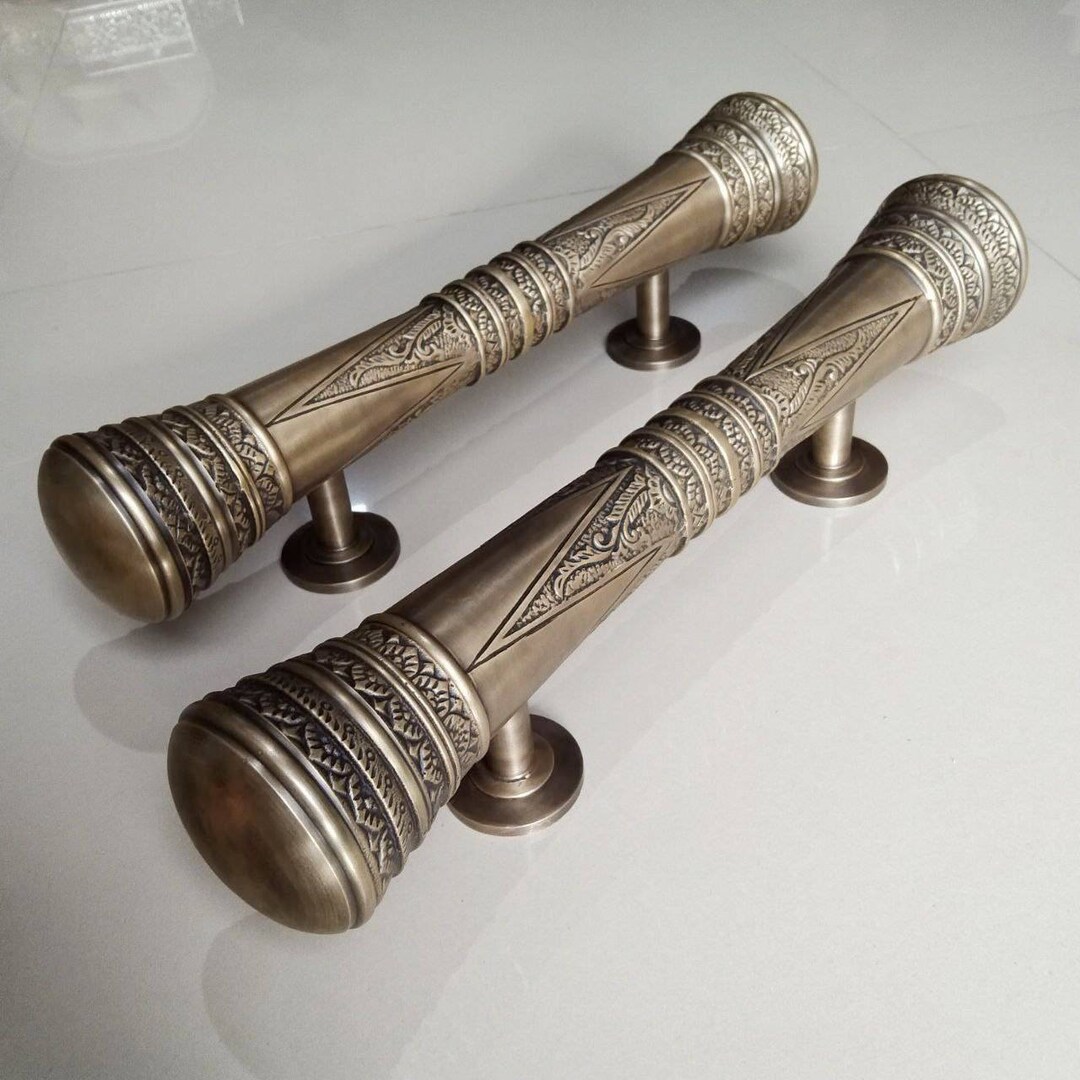 42 Cm Brass Victorian Big Pulls Handle Vintage Classic Detail Front ...