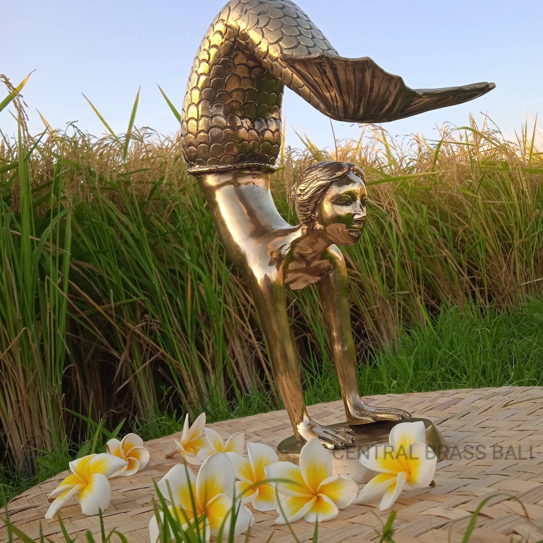 39 Cm Big Mermaid Sculpture Large Mermaid Sculpture for Home and Office ...