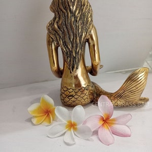 11.02'' Large Mermaid Sculpture for Home and Office Decorations ...