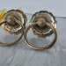 3.00 Solid Brass Sun Flower Ring Pull Knobs Retro Solid Round Riretrong ...