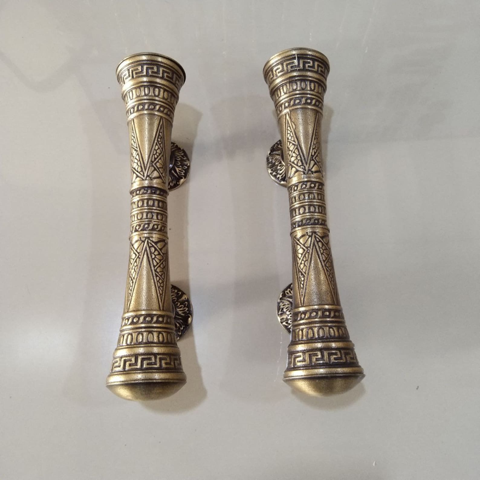 12.20 Pair Vintage Carved Japanese Godo Handle Main - Etsy