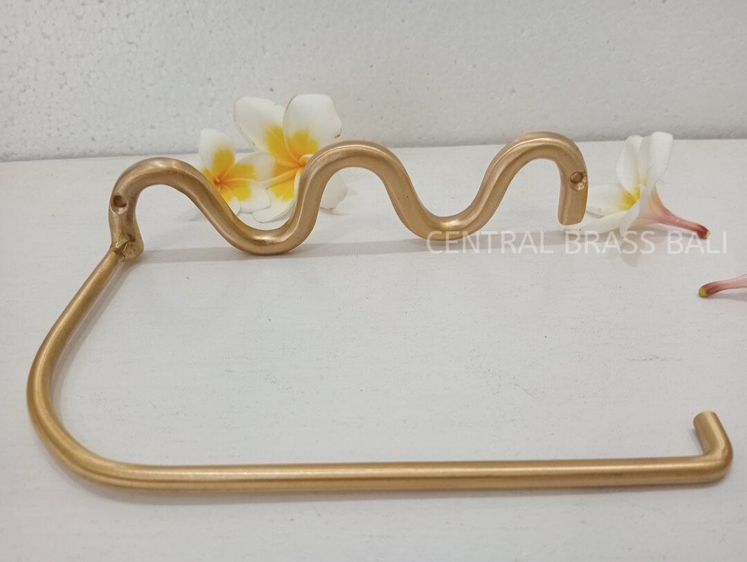 2x Wavy Bathroom Decor, Loo Roll Holder, Wavy Toilet Holder, Wiggle ...