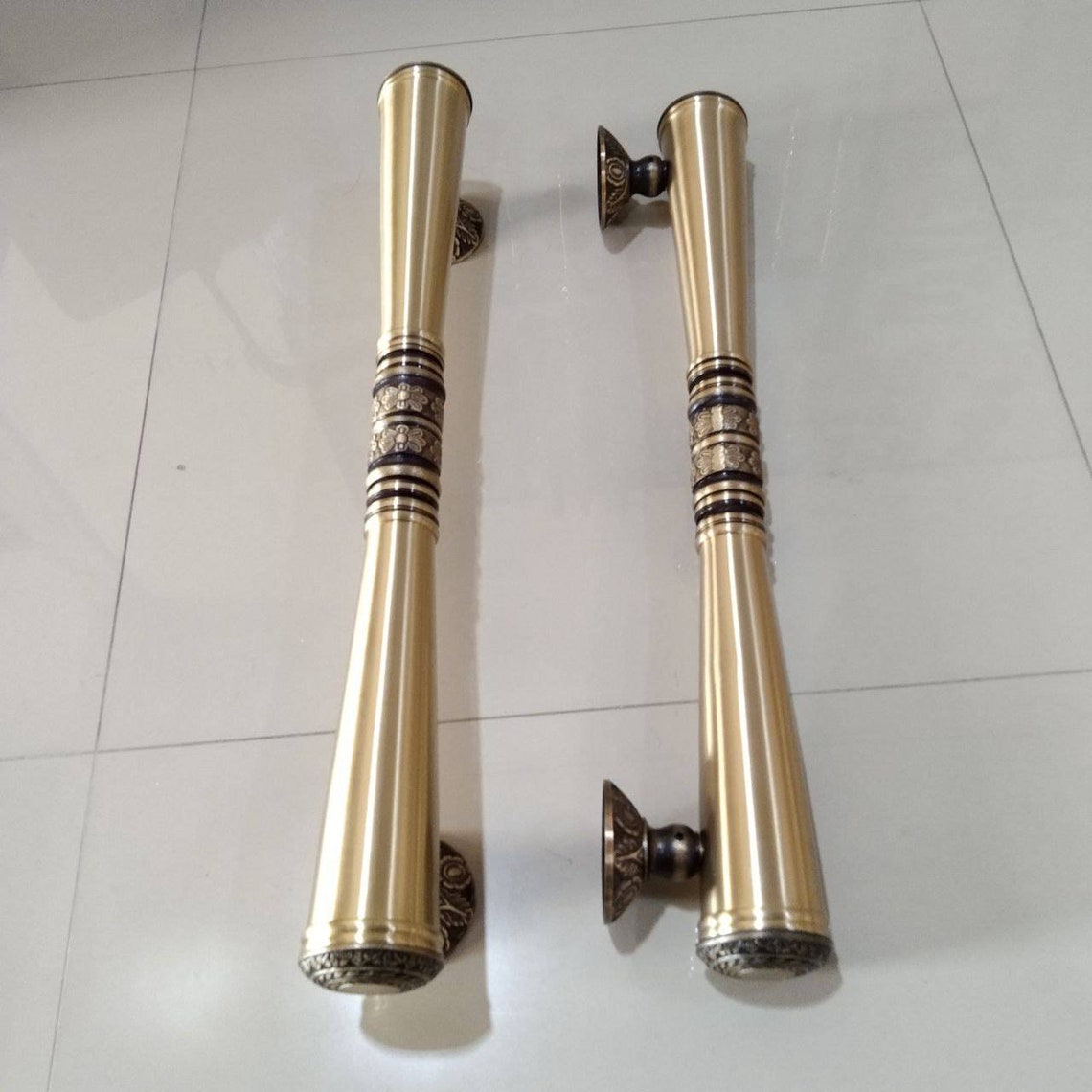 Very Long Pair Main Entry Door Pull Handle for Front Door - Etsy