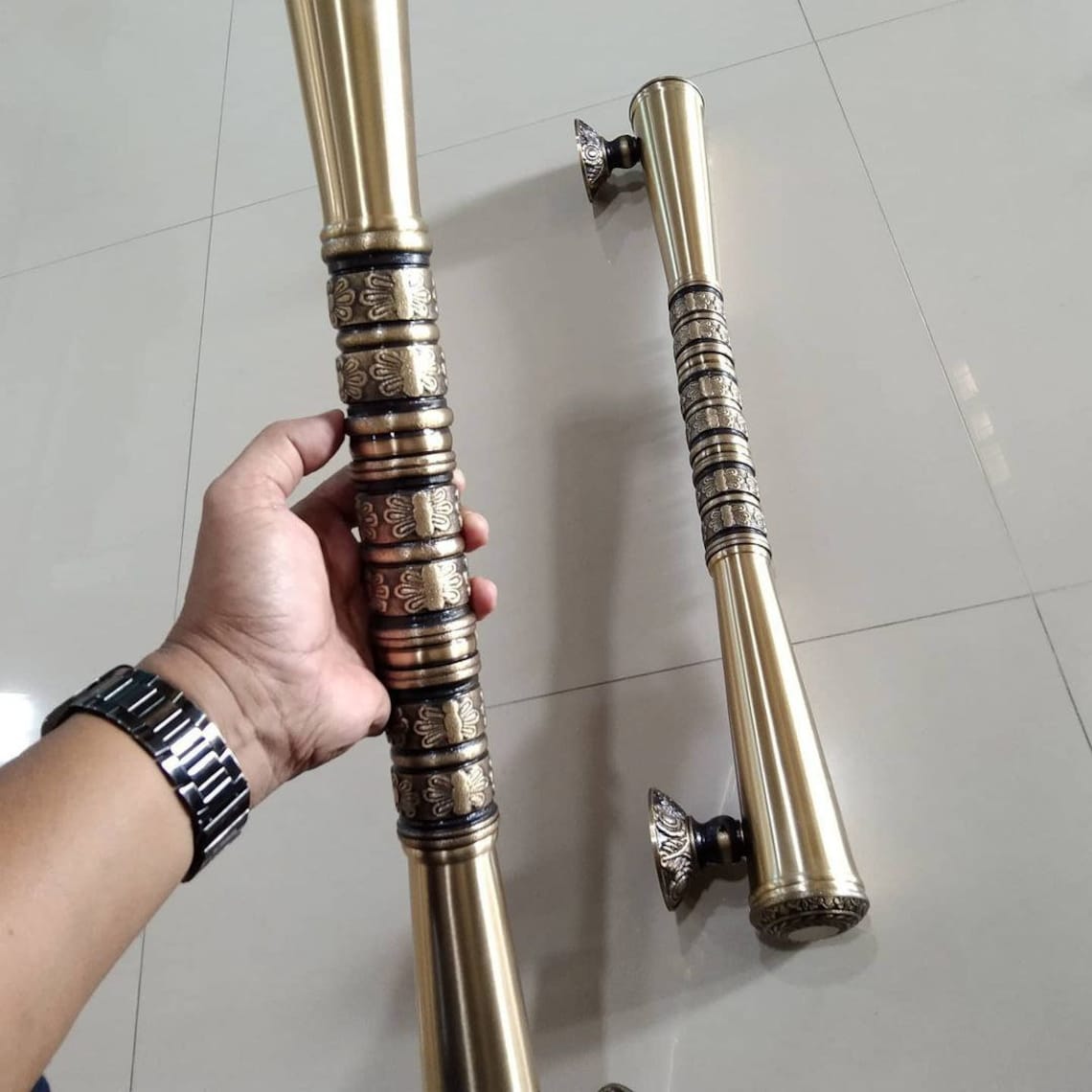 Very Long Pair Main Entry Door Pull Handle for Front Door - Etsy