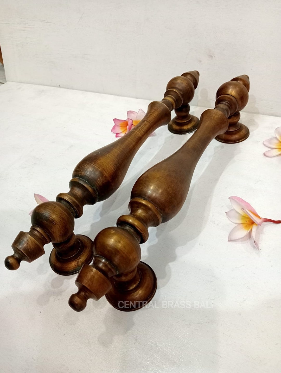 43 Cm Classic Door Handle Pair Antique, French Door Pulls, Front Door ...
