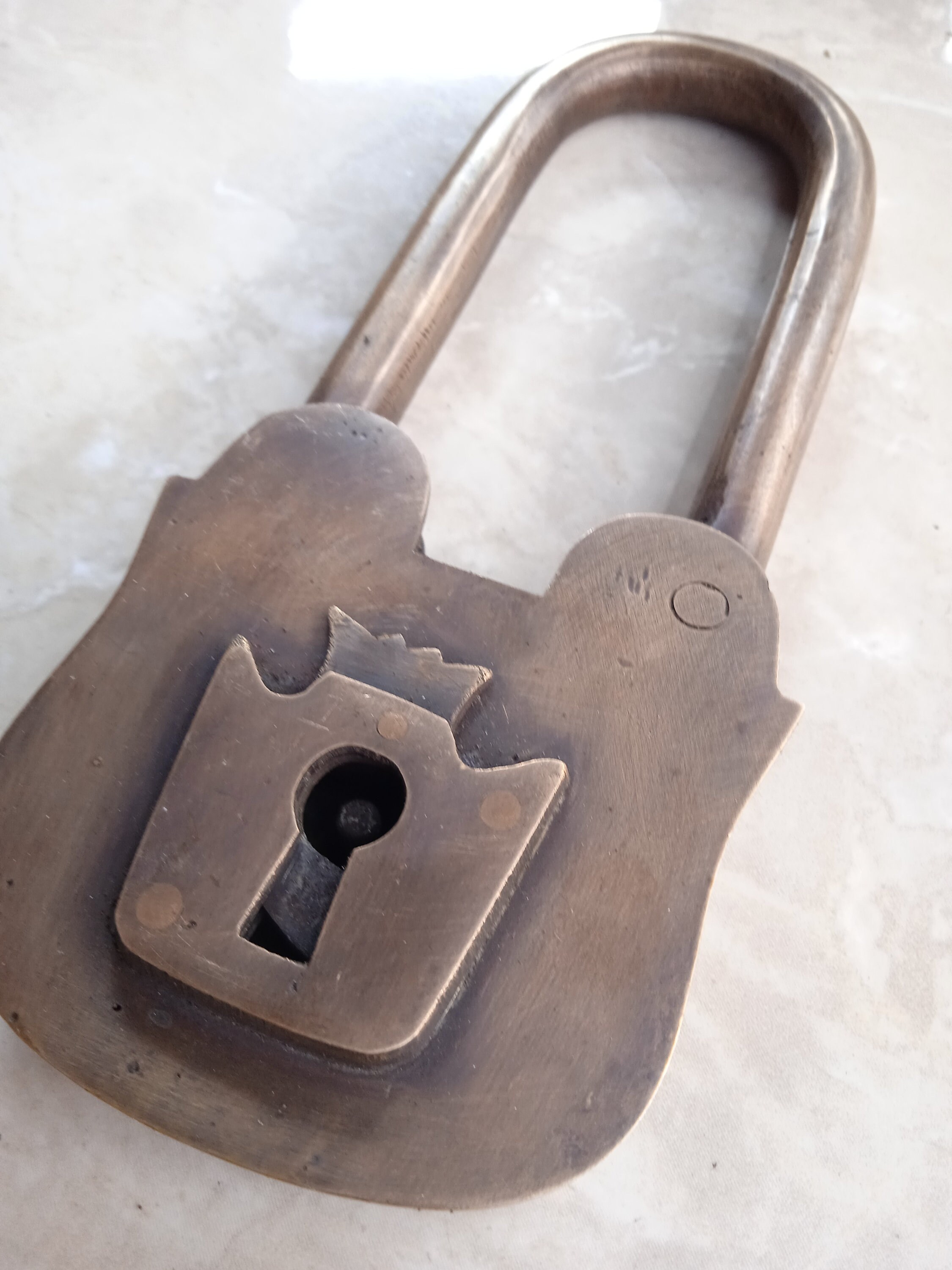 Vintage Victorian Tall Old PADLOCK Antique Solid Brass Long - Etsy