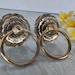 3.00 Solid Brass Sun Flower Ring Pull Knobs Retro Solid Round Riretrong ...