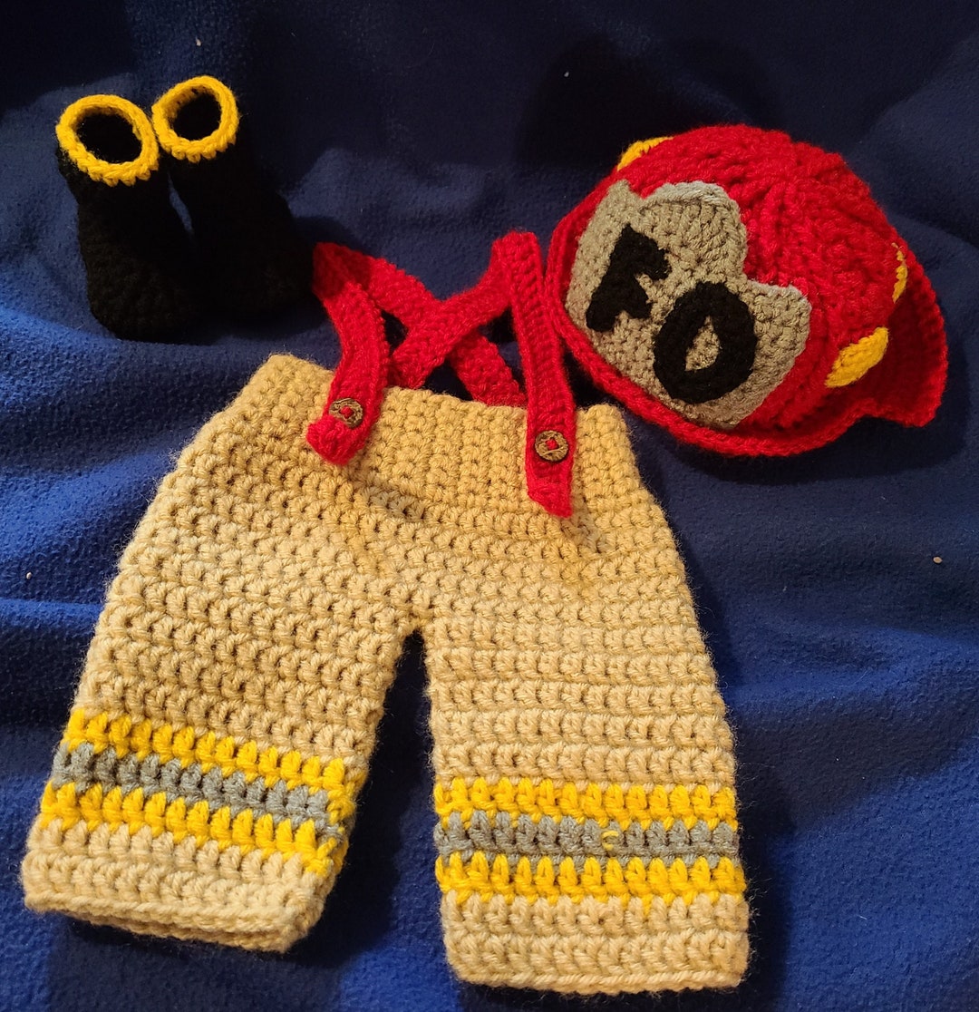 Baby Fire Fighter Set - Etsy