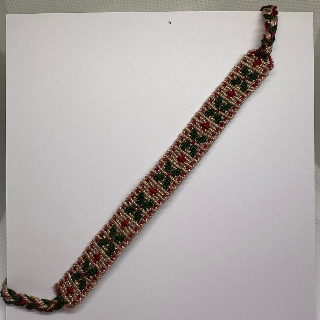 Christmas Friendship Bracelets - Etsy