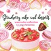 Watercolor Strawberry Cake and Desserts Digital Clipart. Valentine ...